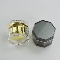 China 150 ML Capacity Acrylic Skin Care Container Irregular Shape Jar Plastic Container OEM/ODM for sale