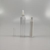 China 10ml PETG Airless Ampoule Bottle for Eye Cream Injection Prefilled Syringe Shaped Tube for sale