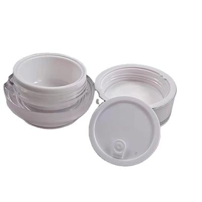 China Round Acrylic Jar 30g 50g for Lotion Packaging Sealing Type Screw Cap for sale