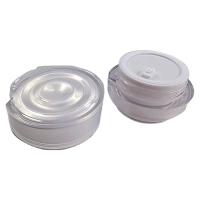 China Round Acrylic Jar 30g 50g for Lotion Packaging Sealing Type Screw Cap for sale