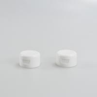 China PP Plastic 32mm White Flip Top Cap for Cosmetic Packaging Screw Cap Plastic Lids for sale
