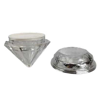 China 30g Luxury Acrylic Transparent Cream Jar for Face or Eye Cream Cap Material Plastic for sale