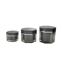 China 50g 120g 150g 200g Octagonal Shape Acrylic Cream Jar for End Cosmetic Packaging OEM/ODM for sale