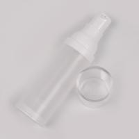 China AS Airless Pump Bottle 15ml 30ml 50ml Refillable Travel Container in Customized Color for sale