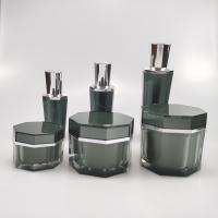 China 50g 120g 150g 200g Octagonal Shape Acrylic Cream Jar for End Cosmetic Packaging OEM/ODM for sale