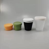 China PP Base Material Matte Plastic Lush Cream Jar 50ml 100ml 200ml 250ml for Travelers for sale