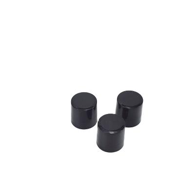 China 20mm 24mm 28mm Black Plastic Cap Sealing Pp Material Screw Cap 24/410 24/415 28mm for sale