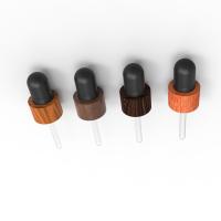 China Bamboo and Wood Dropper Cap for Essential Oil Bottle Serum Sustainable Packaging for sale