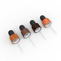 China Bamboo and Wood Dropper Cap for Essential Oil Bottle Serum Sustainable Packaging for sale
