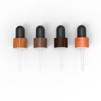 China Bamboo and Wood Dropper Cap for Essential Oil Bottle Serum Sustainable Packaging for sale