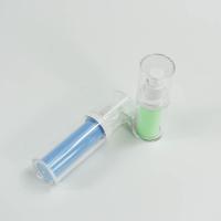 China Silk-screen Printing 15ml 30ml Round Acrylic Airless Bottle Perfect for Skin Care Cream for sale