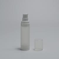 China 30ml Airless Bottle with Cap Matte Finish Cosmetic Vacuum Lotion Bottle in PP Plastic for sale