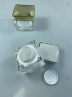 China Silk Screen Printing Hot Stamping 30G 50G Jar Acrylic Lip Balm Jar for Other Agriculture for sale