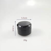 China 20g Chrome Metallized Pill Bottle for Cosmetic Packaging/PP Plastic Protein Powder Jar for sale