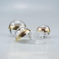 China Convenient and Durable Acrylic Round Sphere Shape Container for Health Care Products for sale