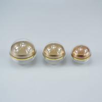 China Convenient and Durable Acrylic Round Sphere Shape Container for Health Care Products for sale