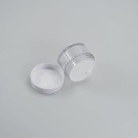 China 50g Transparent Round PETG Cosmetic Container Jar for Face Cream Durable Material for sale