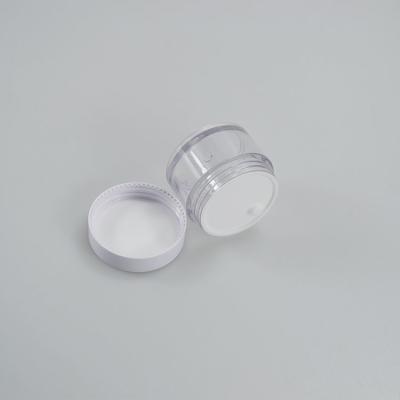 China 50g Transparent Round PETG Cosmetic Container Jar for Face Cream Durable Material for sale