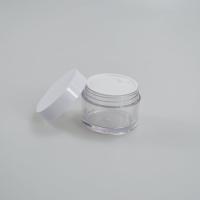 China 50g Transparent Round PETG Cosmetic Container Jar for Face Cream Durable Material for sale