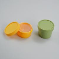 China Clear or Customized Color 50ml/100ml Facial Scrub Cream Jar PP Mate Cream Container for sale