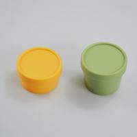 China Clear or Customized Color 50ml/100ml Facial Scrub Cream Jar PP Mate Cream Container for sale