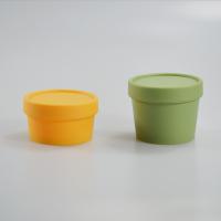 China Clear or Customized Color 50ml/100ml Facial Scrub Cream Jar PP Mate Cream Container for sale