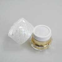China OEM/ODM 50g Cream Jar Acrylic Skin Care Container Cosmetic Jar Plastic Containers for sale