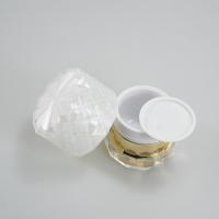 China OEM/ODM 50g Cream Jar Acrylic Skin Care Container Cosmetic Jar Plastic Containers for sale