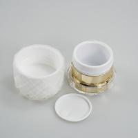 China OEM/ODM 50g Cream Jar Acrylic Skin Care Container Cosmetic Jar Plastic Containers for sale