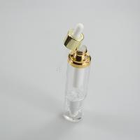 China Customized Liquid Foundation Double Tube Dropper Bottle with Acrylic Collar Material for sale
