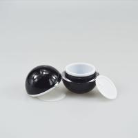 China 15g 30g 50g Plastic Acrylic Sphere Shape Cream Jar Container with Custom Color Option for sale