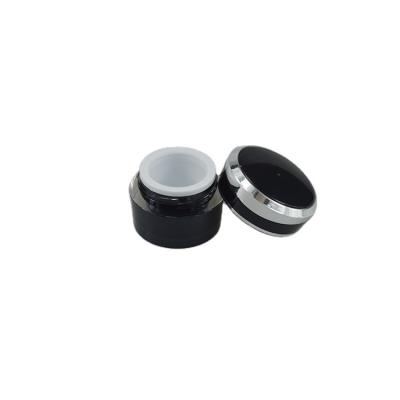 China Customized Plastic Jar Acrylic Cosmetic Cream Container with Silk-screen Printing for sale