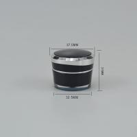 China Customized Plastic Jar Acrylic Cosmetic Cream Container with Silk-screen Printing for sale