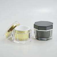 China Acrylic Plastic Cosmetic Eye Cream Jar for Skin Care Face Cream Container 150g Printing for sale