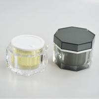 China Acrylic Plastic Cosmetic Eye Cream Jar for Skin Care Face Cream Container 150g Printing for sale