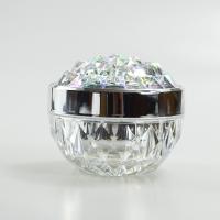 China Style Luxury Empty 50g Acrylic Cosmetic Jar Shiny Cream Jar for SKIN CARE for sale