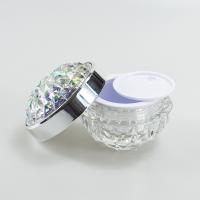 China Style Luxury Empty 50g Acrylic Cosmetic Jar Shiny Cream Jar for SKIN CARE for sale