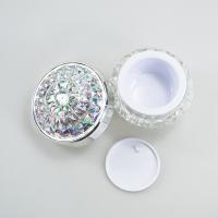 China Style Luxury Empty 50g Acrylic Cosmetic Jar Shiny Cream Jar for SKIN CARE for sale