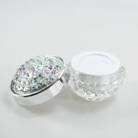 China Style Luxury Empty 50g Acrylic Cosmetic Jar Shiny Cream Jar for SKIN CARE for sale