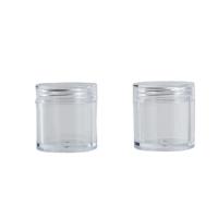 China 10ml Plastic PS Facial Cream Container Mini Sample Jar for Essential Oil Capacity 10ml for sale