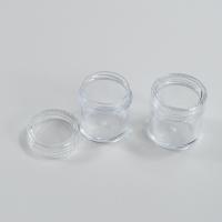 China 10ml Plastic PS Facial Cream Container Mini Sample Jar for Essential Oil Capacity 10ml for sale