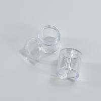 China 10ml Plastic PS Facial Cream Container Mini Sample Jar for Essential Oil Capacity 10ml for sale