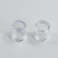 China 10ml Plastic PS Facial Cream Container Mini Sample Jar for Essential Oil Capacity 10ml for sale