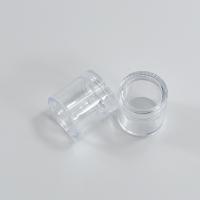 China 10ml Plastic PS Facial Cream Container Mini Sample Jar for Essential Oil Capacity 10ml for sale