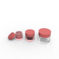 China AS Materials Round Shape Empty Plastic Jar for Nail Polish UV Gel 10g 20g 30g 50g 80g 100g for sale