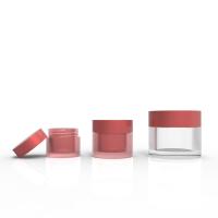 China AS Materials Round Shape Empty Plastic Jar for Nail Polish UV Gel 10g 20g 30g 50g 80g 100g for sale