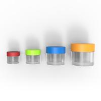 China AS Materials Round Shape Empty Plastic Jar for Nail Polish UV Gel 10g 20g 30g 50g 80g 100g for sale