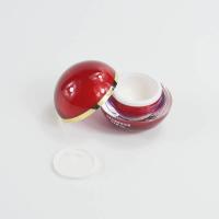 China Customized Bottle Color 5g Cosmetics Plastic Jar in Ball Shape with Acrylic Container for sale