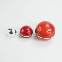 China Printing Silk-screen 50g Round Ball Shape Acrylic Cream Jar for Cosmetics Plastic Jar for sale