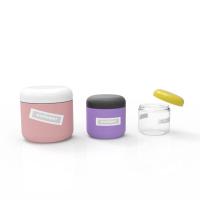 China PP Plastic Skin Care Jar Cosmetic Facial Cream Emulsion Jar Round Shape Cream Jar 60g for sale